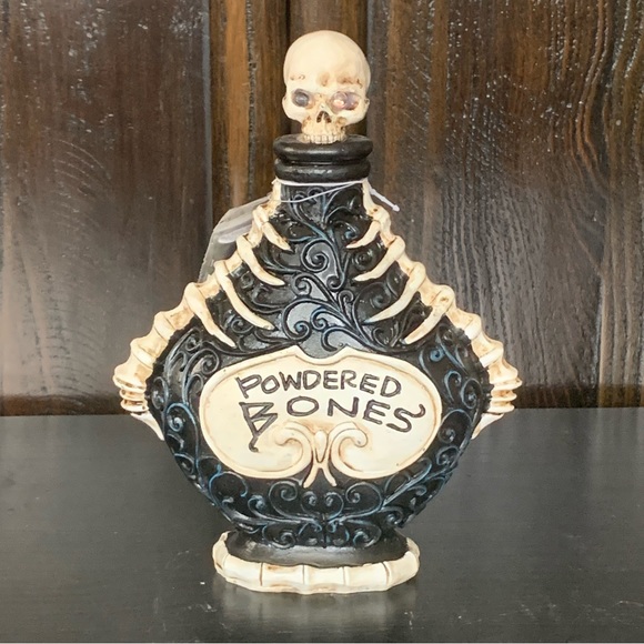 Gerson International | Holiday | Powdered Bones Skeleton Potion Bottle ...